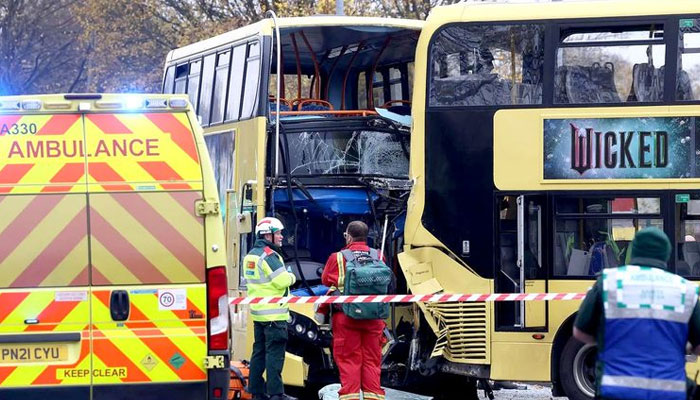 مانچسٹر میں ٹریفک حادثہ، متعدد افراد زخمی