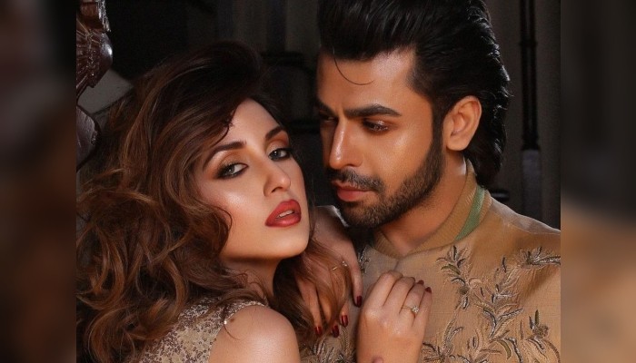Farhan Saeed and Iman Ali pair up for latest shoot while promoting film ...
