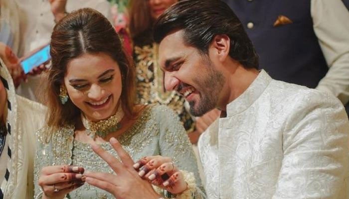 Aiman Khan shares glimpses of Minal Khan's 'fairytale' engagement ...