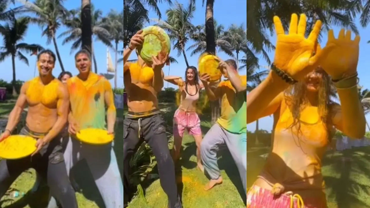 Disha Patani's Holi celebration with ex-boyfriend Tiger Shroff leaves ...