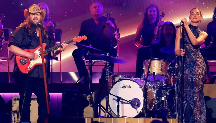 Dua Lipa graces Chris Stapleton’s 2024 ACM Awards performance