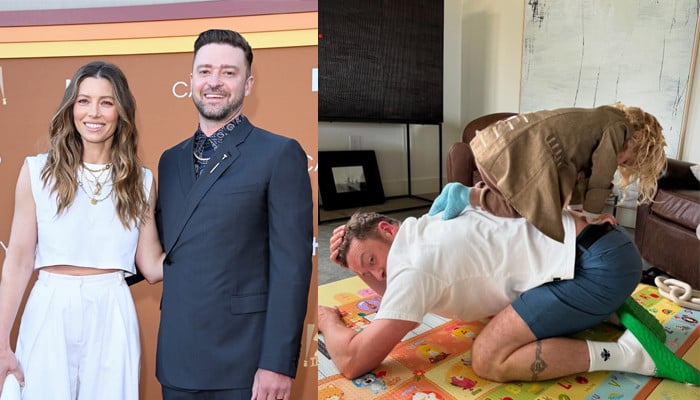 Jessica Biel dubs Justin Timberlake as 'rock' in Father's Day post