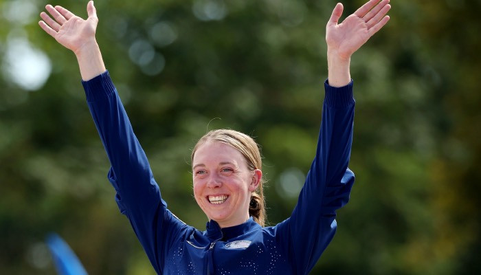 Haley Batten secures 'first' silver medal for team USA in mountain biking