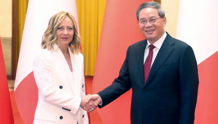 Italy's PM Giorgia Meloni aims to strengthen ties with China