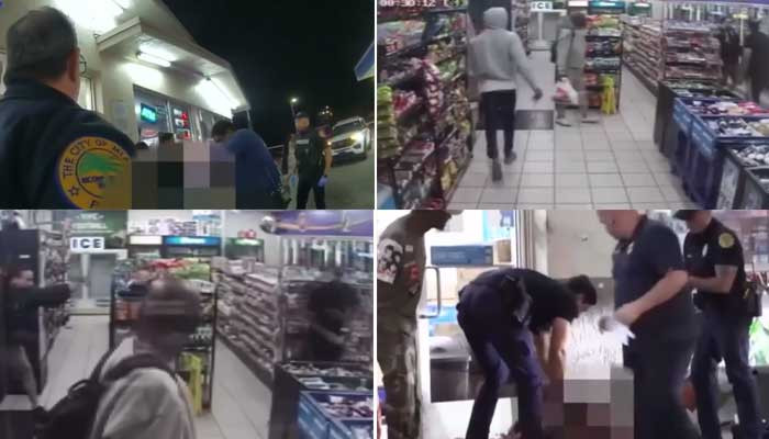 Bodycam video shows prompt police response to gunshots inside gas ...