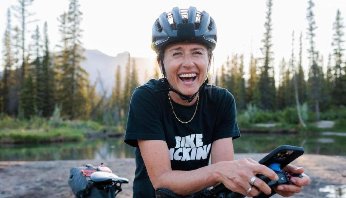 Lael Wilcox makes world record as fastest woman to cycle around globe