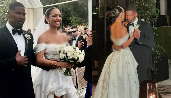Jamie Foxx's daughter Corinne says 'I do' to fiancé Joe Hooten
