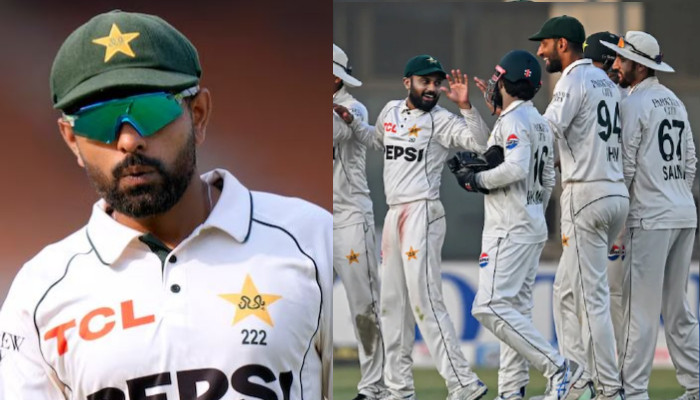 Babar Azam reacts to Pakistan's win over England in second test