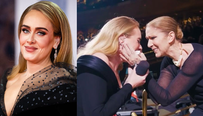 Adele gushes over Celine Dion's surprise visit to her Las Vegas show ...