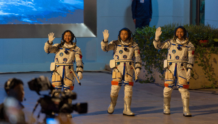 China's youngest astronaut crew reaches space station in historic mission