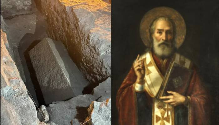 Sarcophagus of Saint Nicholas, real Santa Claus discovered after 1,600 ...