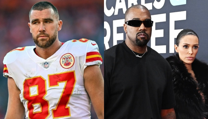 Travis Kelce gives rare remark on Kanye West after Bianca Censori ...