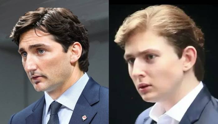 Barron Trump sparks 'wild' conspiracy after viral comparison to Justin ...