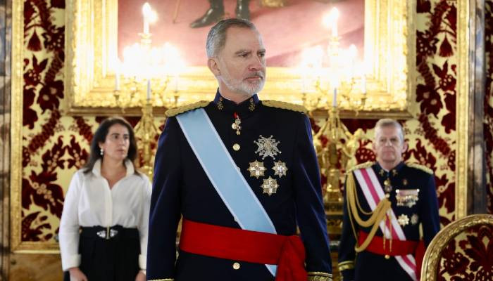King Felipe holds high-profile ceremony for 'new ambassadors' at Palace