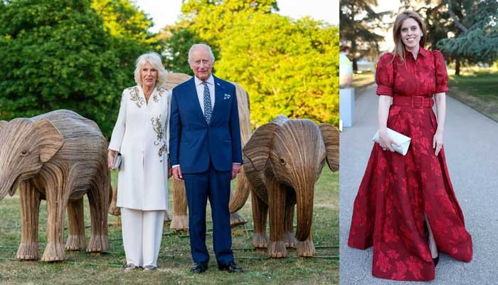 Princess Beatrice paints town red as she joins King Charles for royal ...