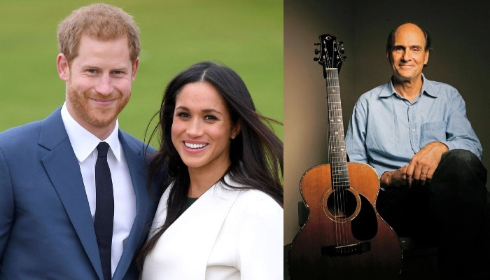 Prince Harry, Meghan Markle enjoy intimate backstage moment with James ...