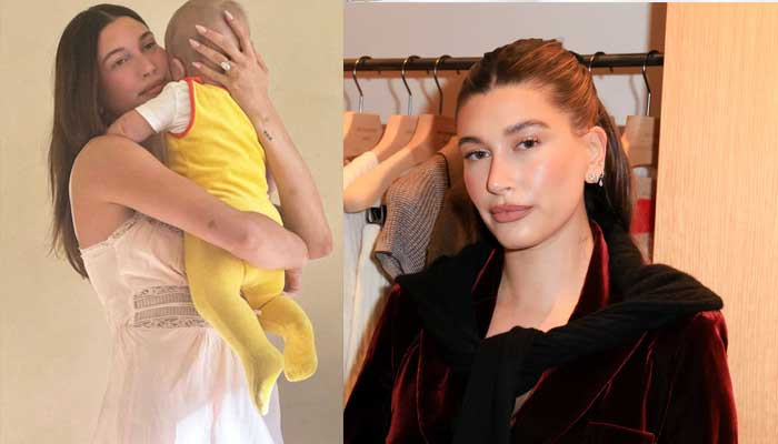 Hailey Bieber marks son Jack's 9-month milestone with heartfelt photo