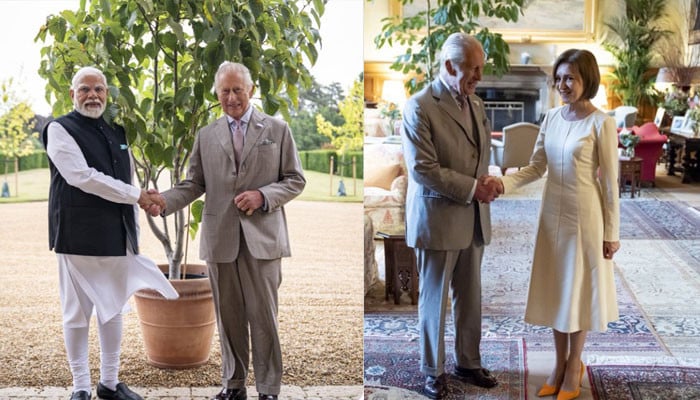 King Charles hosts President of Moldova, Indian Prime Minister in ...
