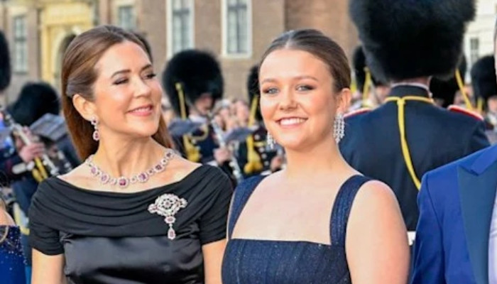 Princess Isabella channels Queen Mary in chic ensemble
