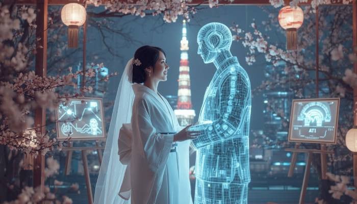 World first AI wedding takes place in Japan as woman marries virtual ...