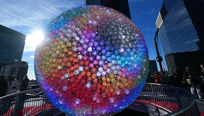Times Square unveils biggest New Year’s eve ball in history