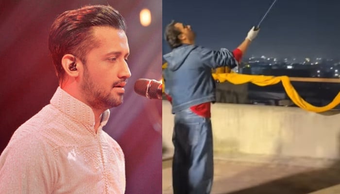 Atif Aslam catches Basant vibe as Kite festival takes over Lahore: Watch