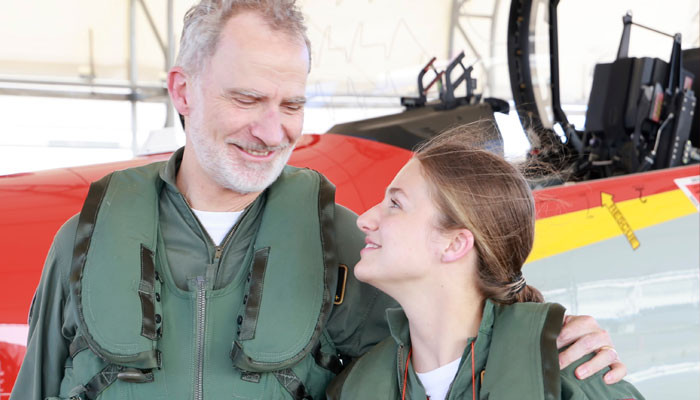 Princess Leonor takes King Felipe on sky adventure during exciting ...