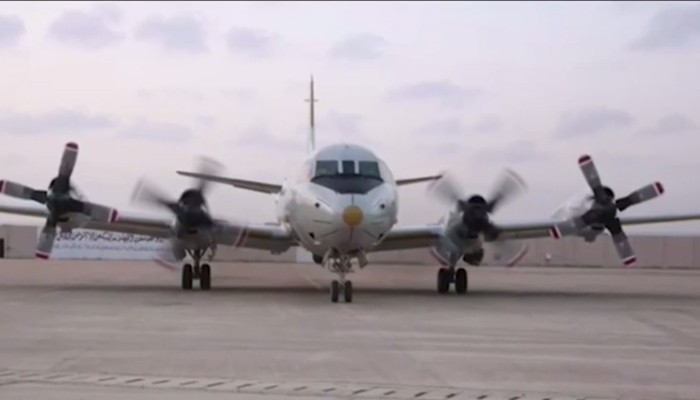 جرمن جہاز کا پاک نیول ائیر بیس مہران کا دورہ